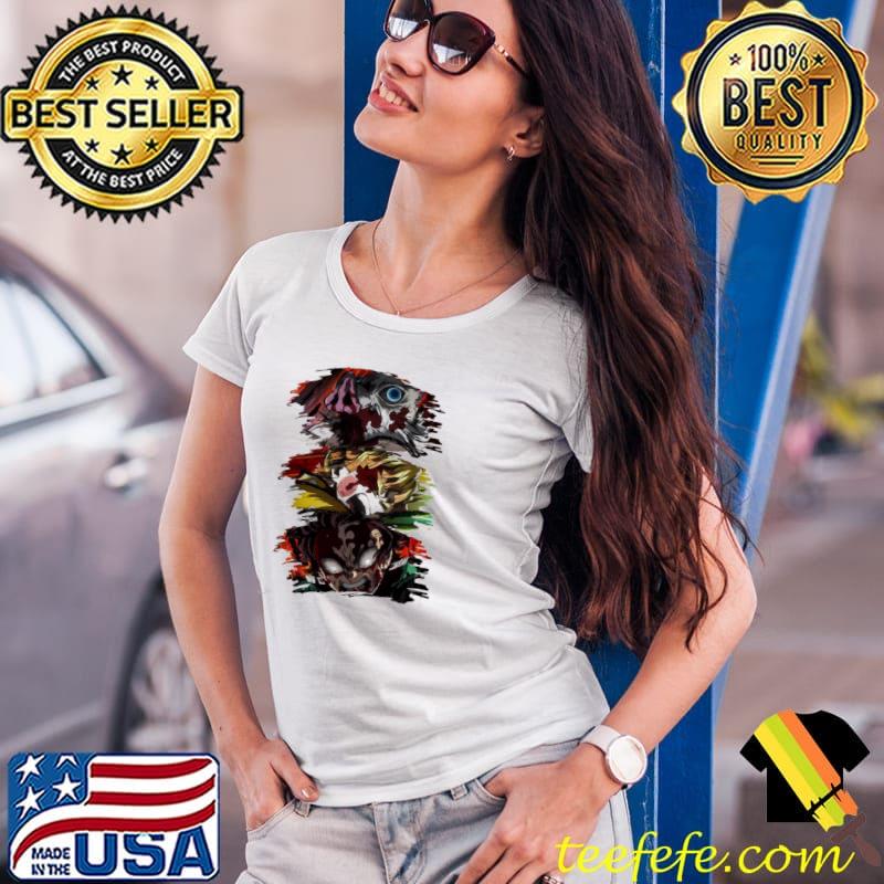Tanjiro zenitsu inosuke rage mode shirt - Teefefe Premium ™ LLC